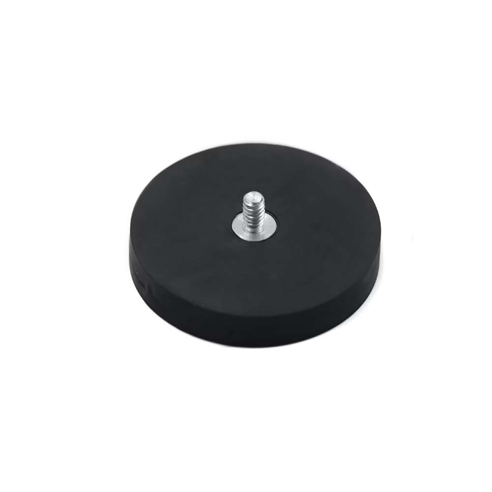 Ø66 mm. gummimagnet M8 gänga | +1100 storlekar i lager