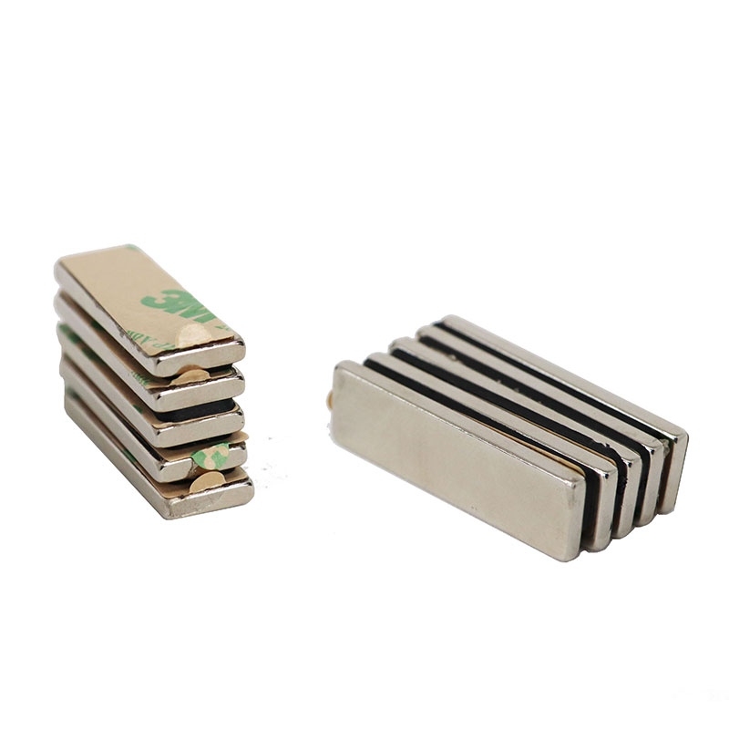 Supermagneter, Block 30x10x3 mm, Självhäftande, 10 st | Köp magneter online