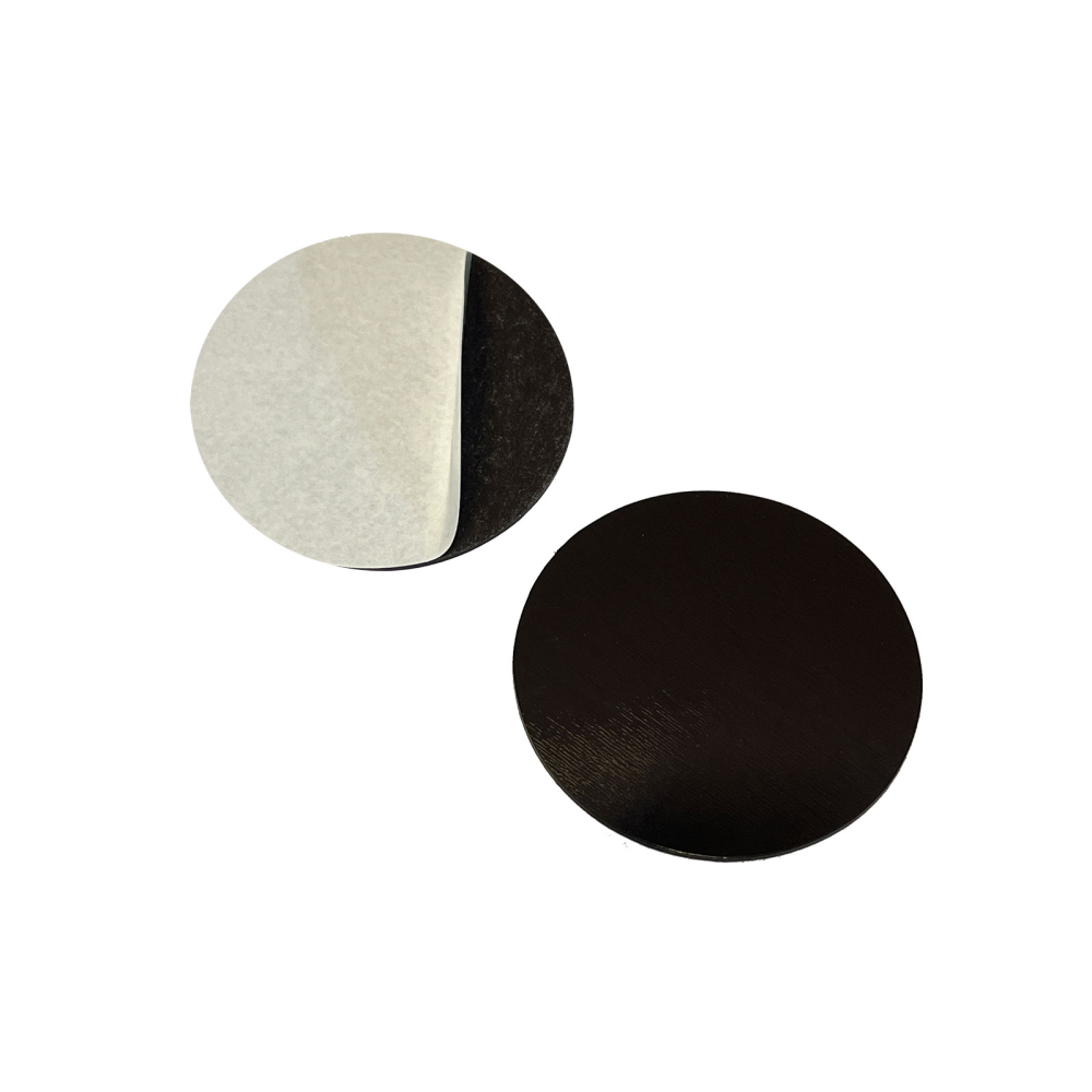 Små runda magnetiska bitar med självhäftande | Gör dina egna magneter